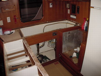 Jim & Robin's Trawler Site - Saloon/Galley Renovation